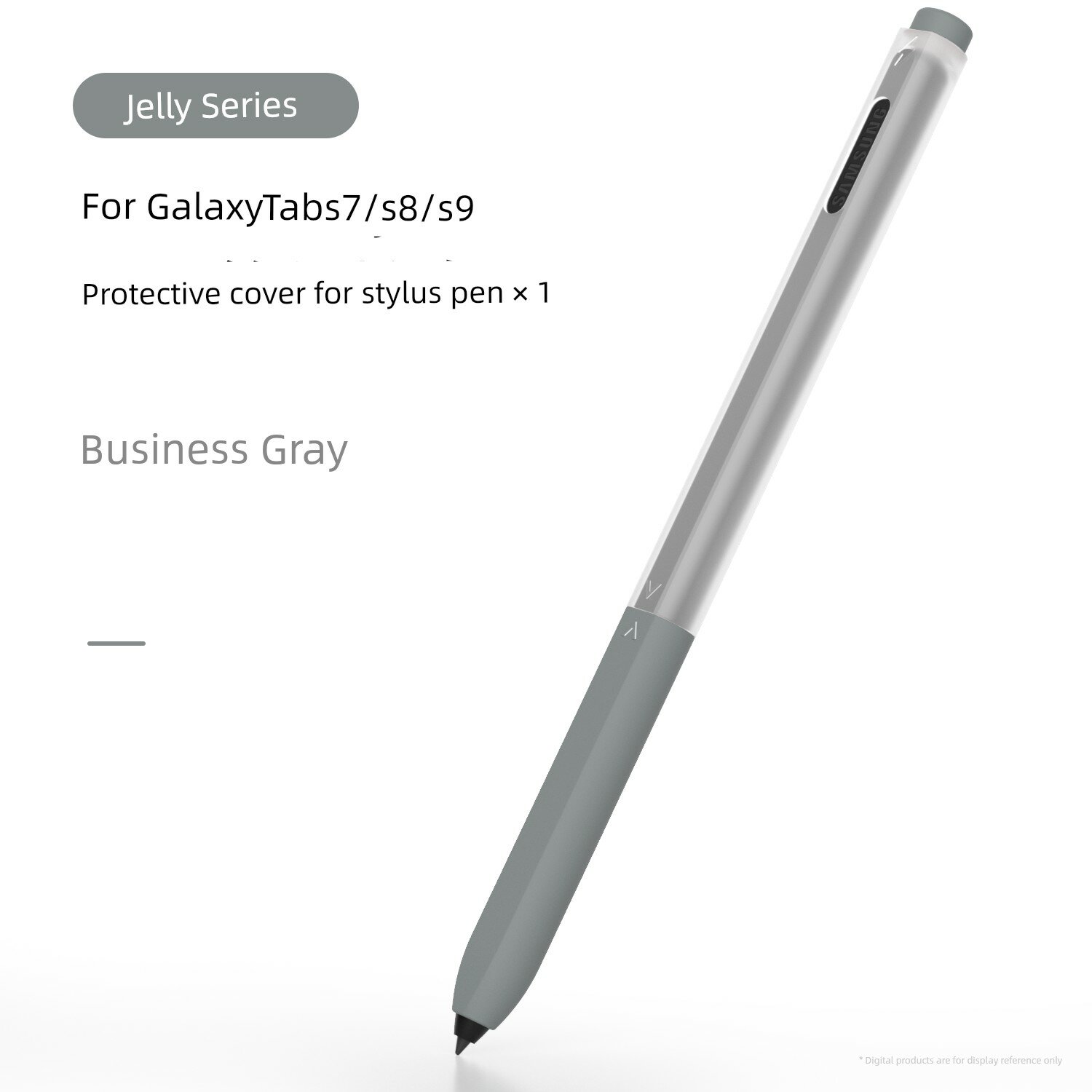 Чехол для стилуса, совместимый с планшетами SAMSUNG Galaxy Tab S11/S10/S9/S8/S7+, силиконовый защитный чехол для S10