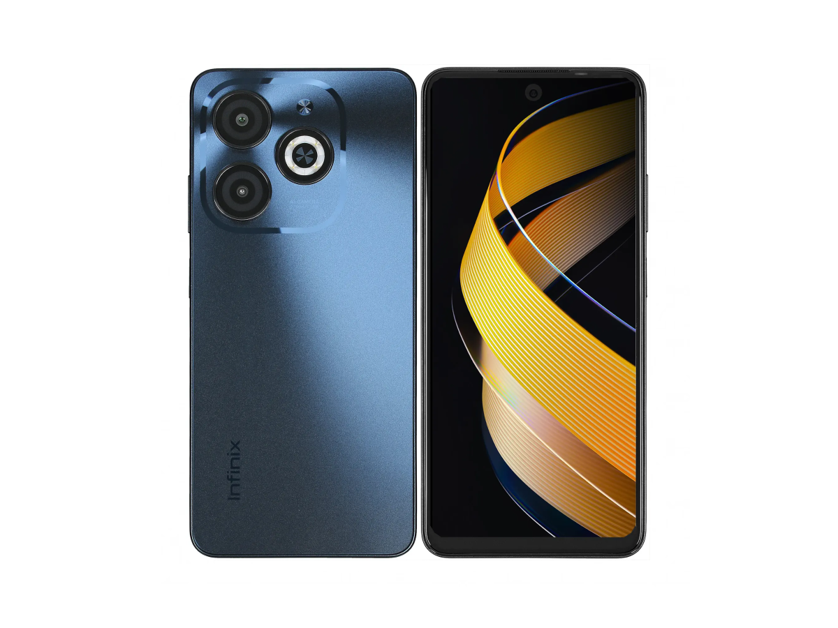 Телефон Infinix Smart 8 4+4/128 ГБ Черный новый! 6.56" дюймов 1612x720, Unisoc, 4 ГБ,