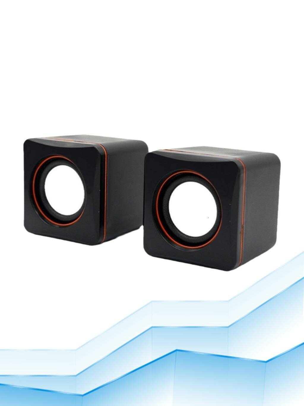 Мини-динамик квадратный USB для ПК и ноутбука