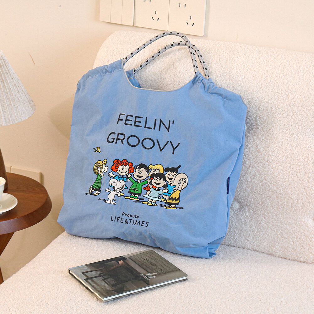 Японский стиль, ручная работа, сумка с шариковой цепочкой, экологичная сумка для покупок, нейлоновая ткань, вышитый цветок, ручная сумка из холста, нейлоновая сумка для покупок