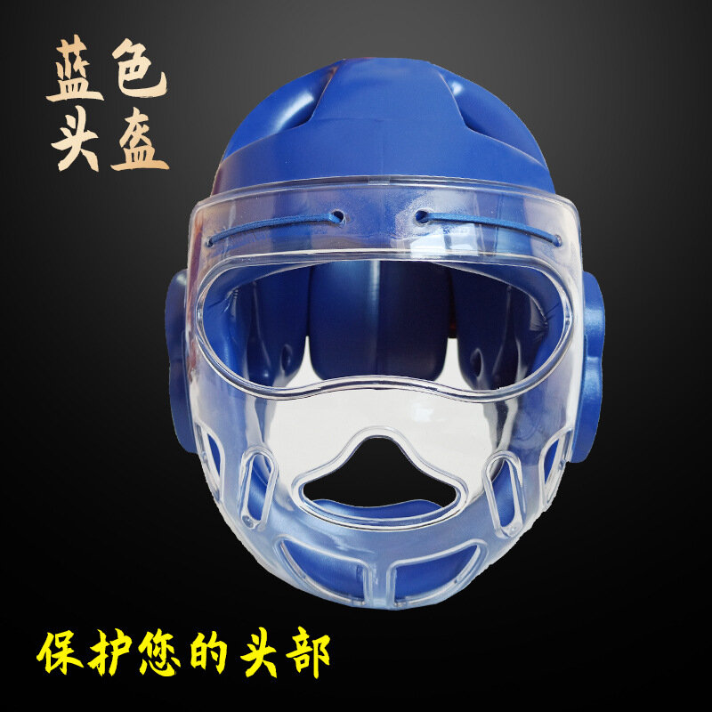 Шлем для тхэквондо, маска для детей, защита головы для карате, практичный защитный шлем для мужчин и женщин, открытый шлем для тренировок, санда боевые искусства