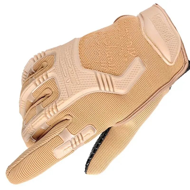 Тактические перчатки из искусственной кожи для велоспорта XL, sand color