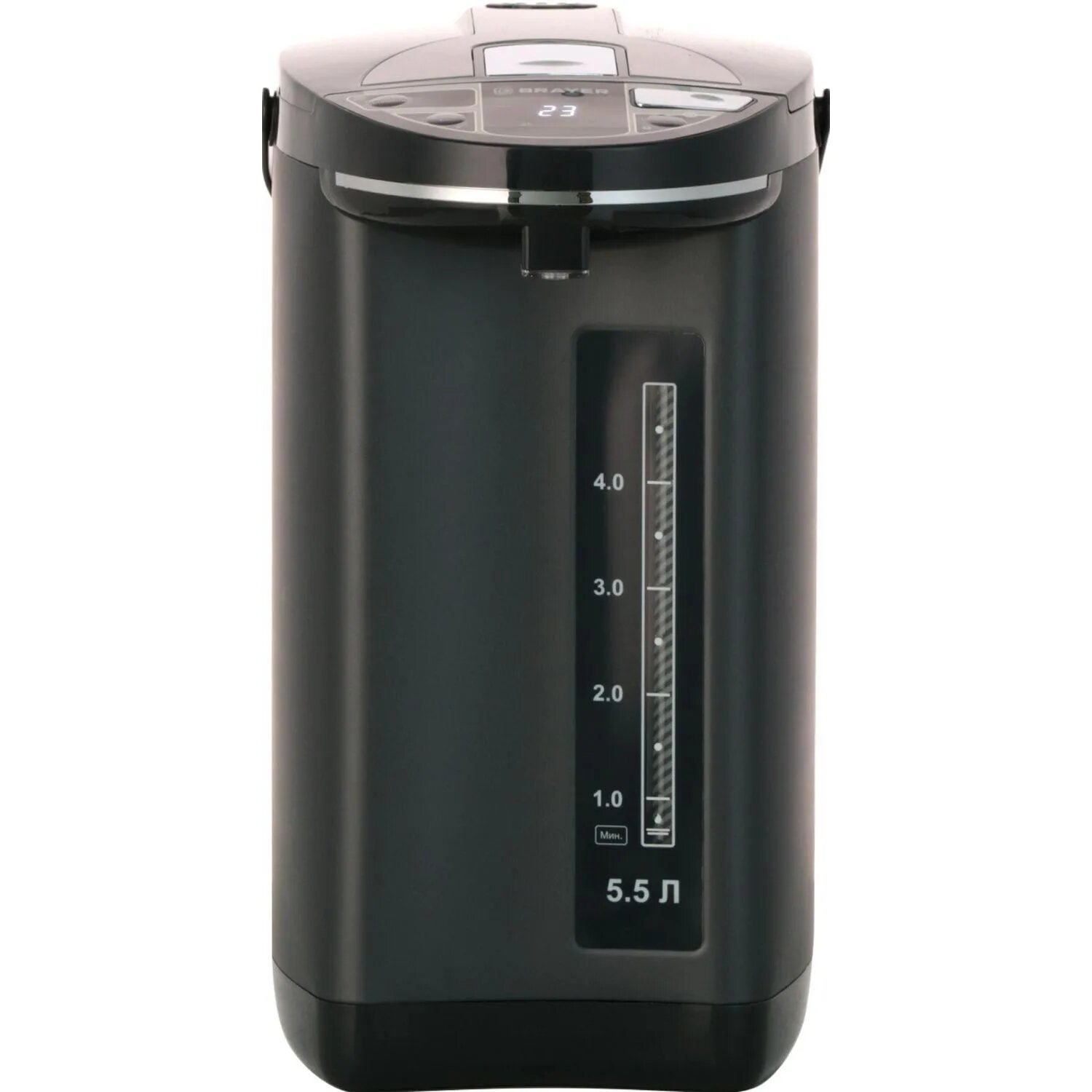 Термопот BRAYER BR1091, 1450 Вт, 5.5 л, 2 спос. подач. воды, LCD-дисп
