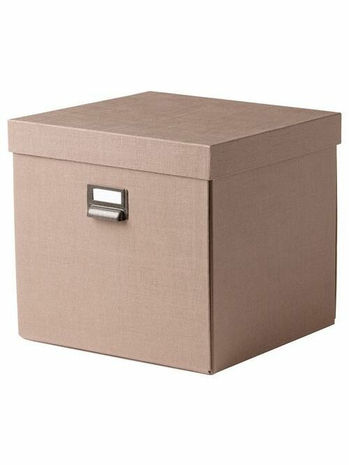 IKEA Коробка для хранения длина 31 см, ширина 30 см, высота 32 см.