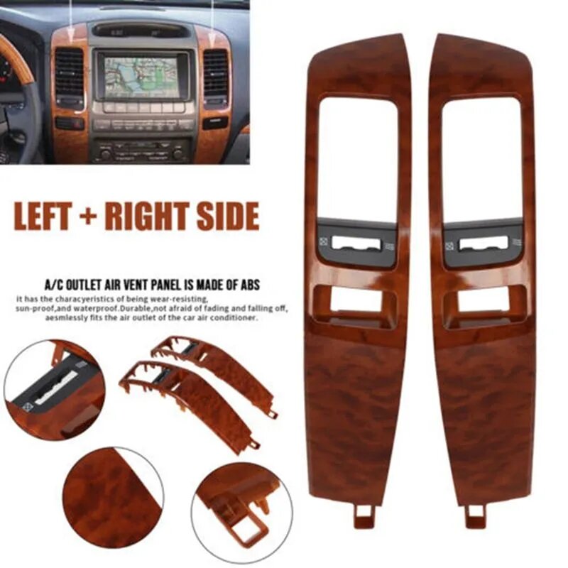 1 пара рамок для автомобильного кондиционера для Land Cruiser Prado 120 GX470 A