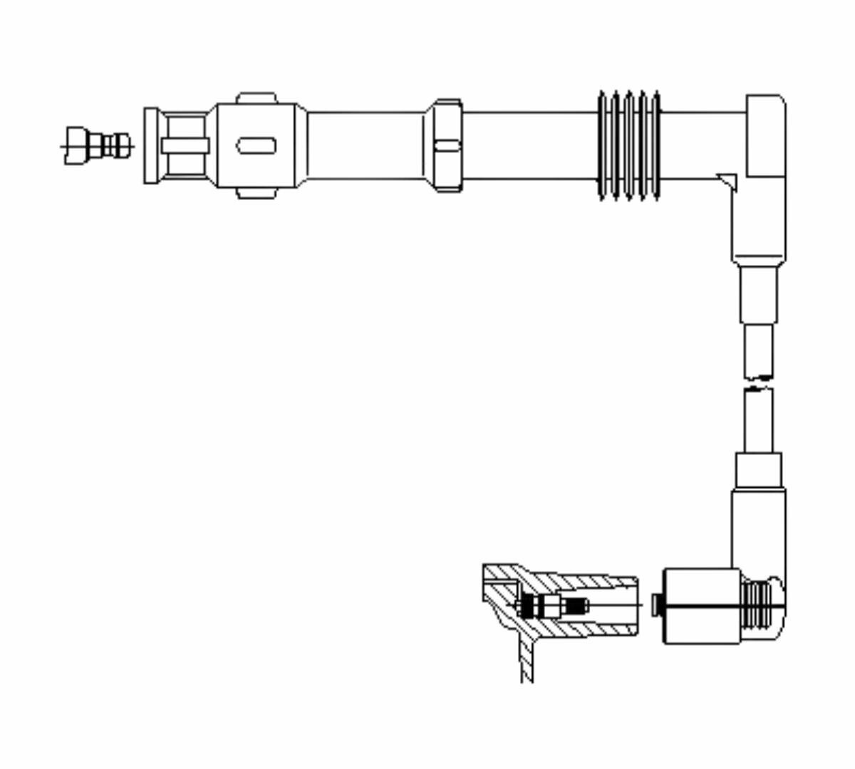 Провод зажигания Bremi 113/80, VAG 80cm