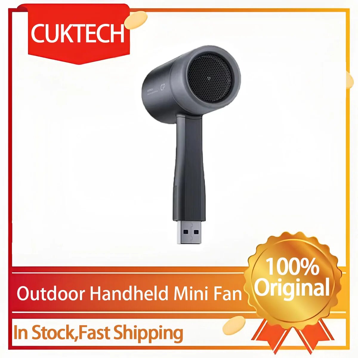 Портативный вентилятор Cuktech BF01 USB-A Black