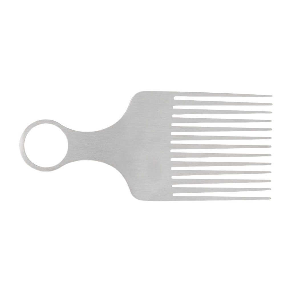 Металлическая алюминиевая вилочная расческа мужская масляная расческа для укладки волос