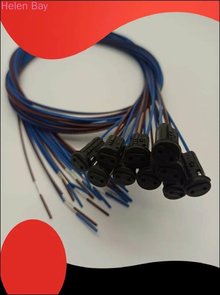 Патрон для лампы, Цоколь: G4, 10 шт.