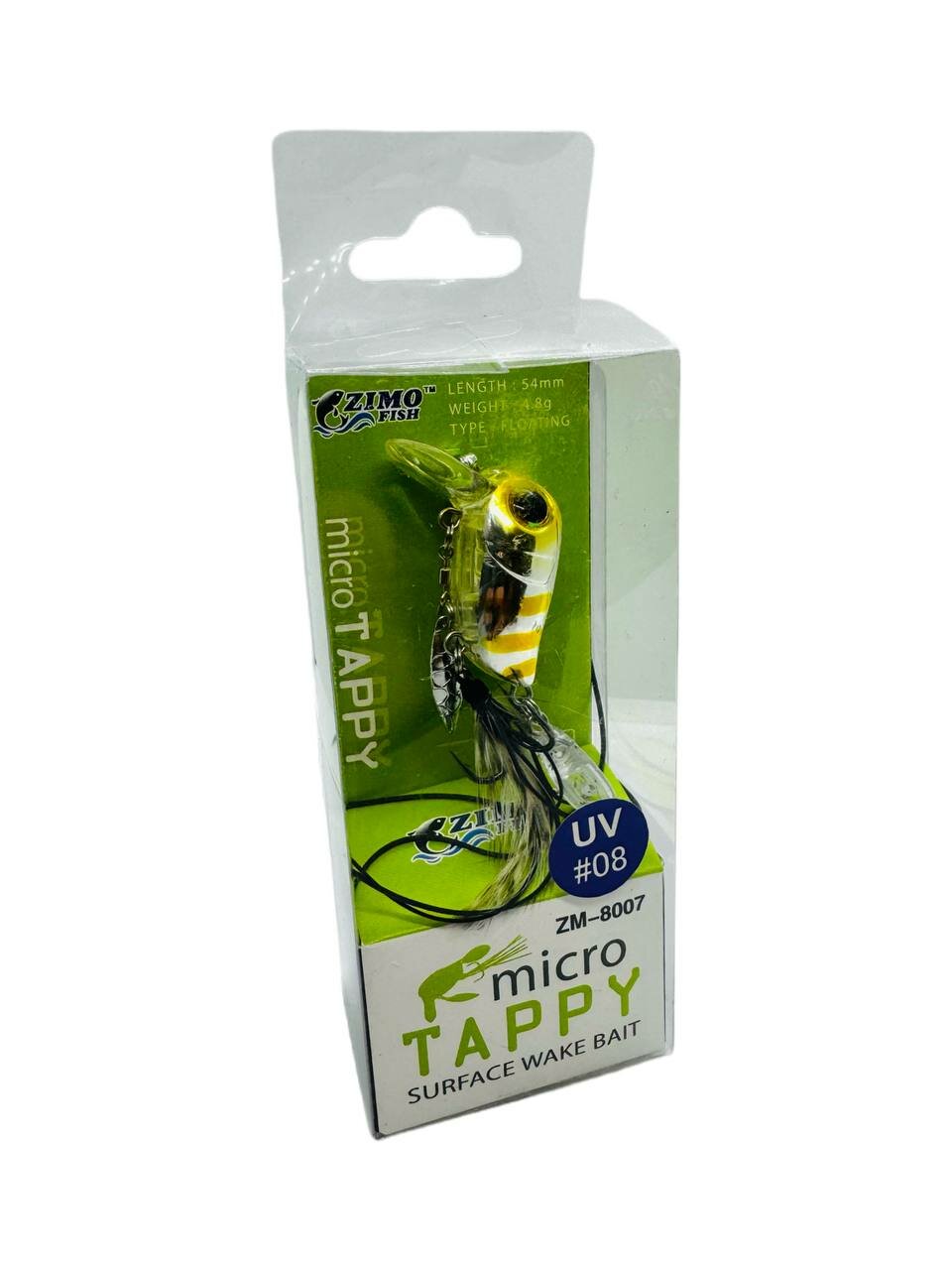 Воблер с тейлспиннером Микро тапи; Микроджиговая плавающая приманка