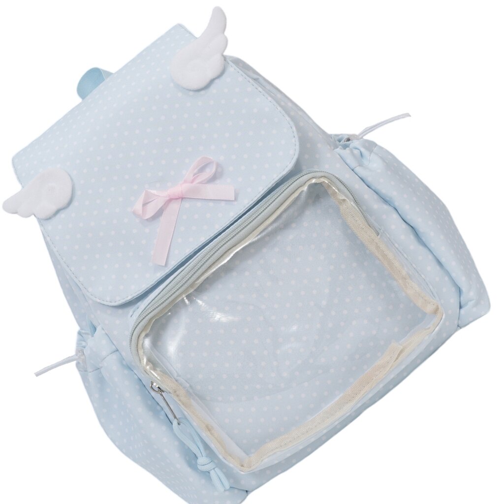 Рюкзаки Itabag с прозрачными значками, рюкзаки-витрины со вставками для школьных концертов, ранцы для демонстрации аниме, Сумки