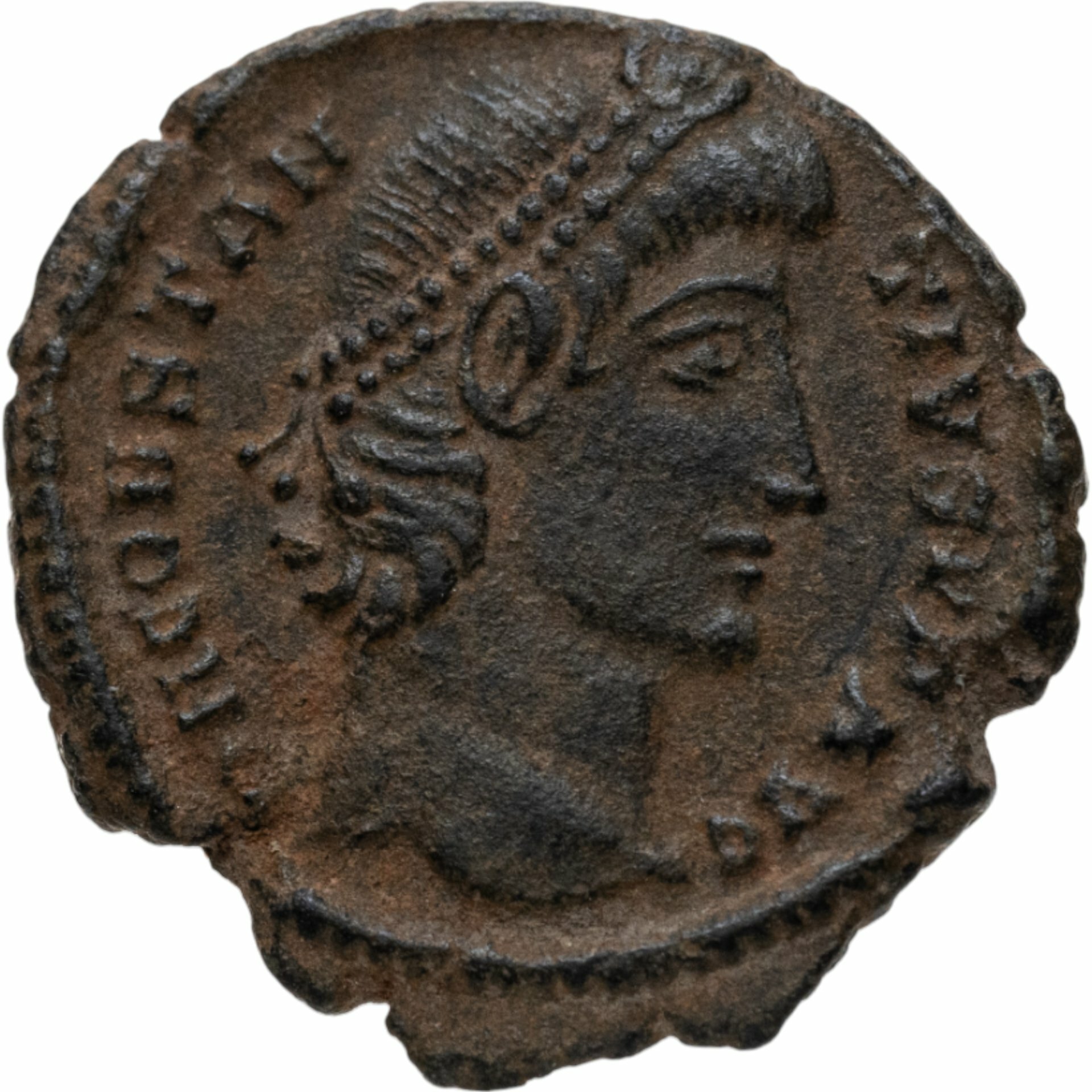 Римская империя, Констанций II, 337-361 годы, Нуммий , Медь, в сохранности XF