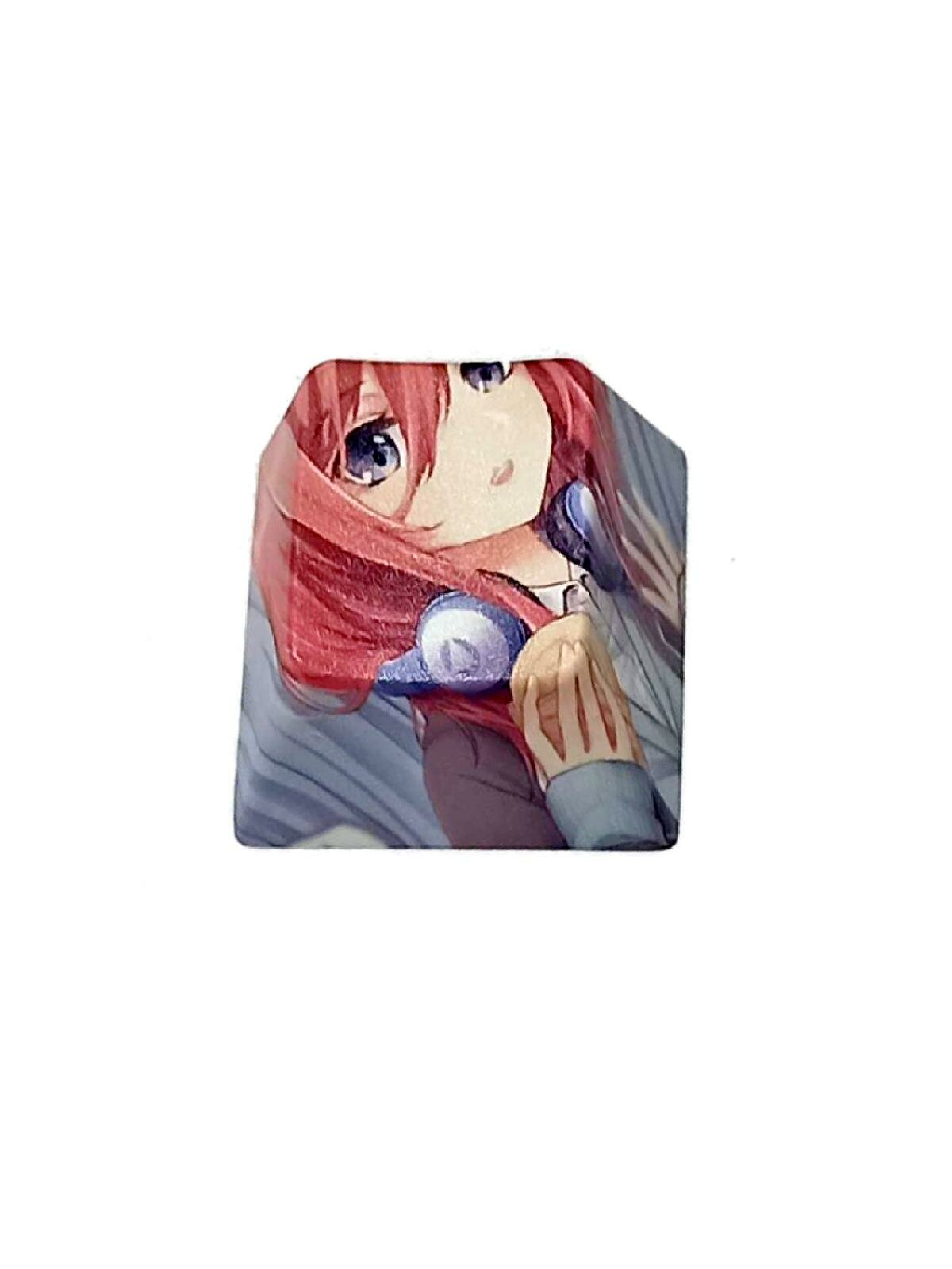 1PC Keycap PBT Dye Sublimation Cherry Profile Keycaps R4 Height Anime Avatar Keycap for Mx Switch Mechanical Keyboard