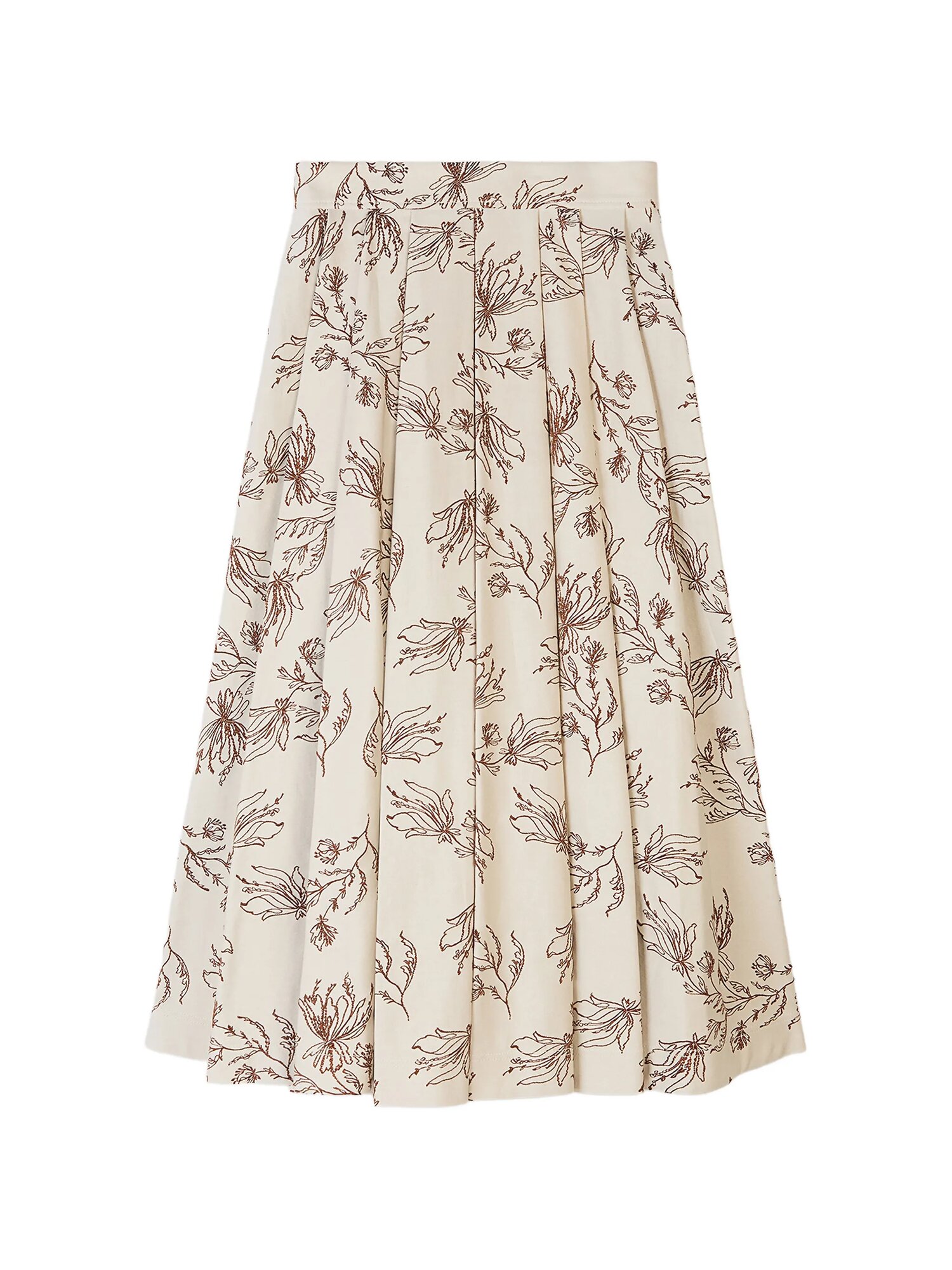 Юбка Floral midi skirt