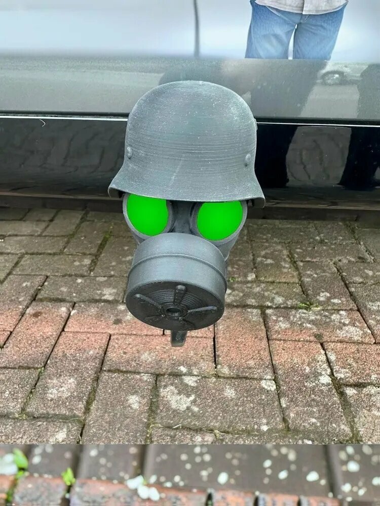 Колпачок на фаркоп/колпак на фаркоп, Это удлиненный нос с ромбовидной текстурой, фиолетовый