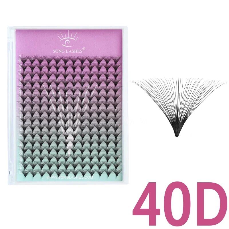 SONG LASHES Кластеры ресниц 30D и 40D D, 12 мм, 40D 0.05