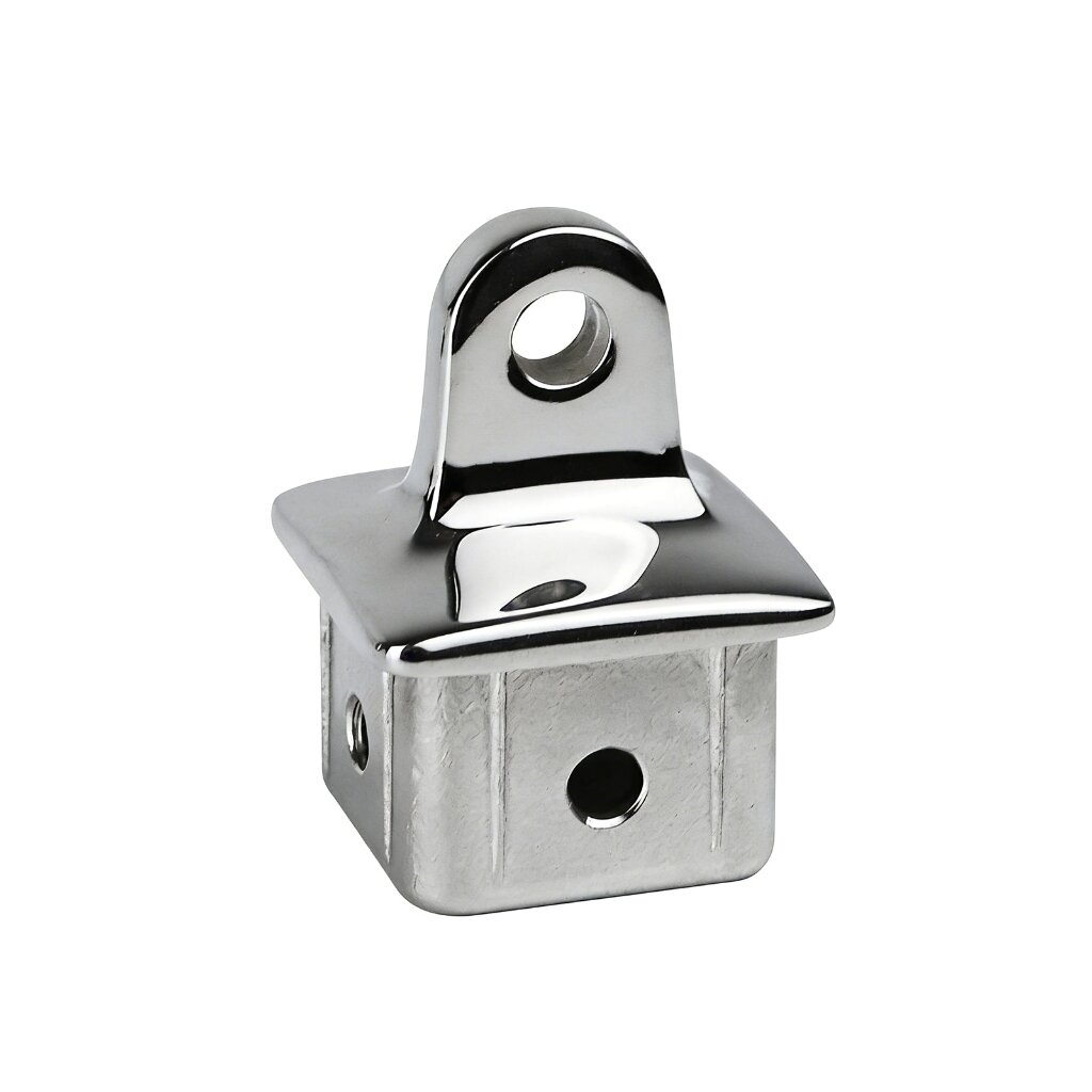 28 мм / 32 мм Квадратная Трубка Верхняя Заглушка для Проушины Часть Оборудования Раздвижная Крышка Лодки из Нержавеющей Стали Морской Фитинг Bimini для Тента