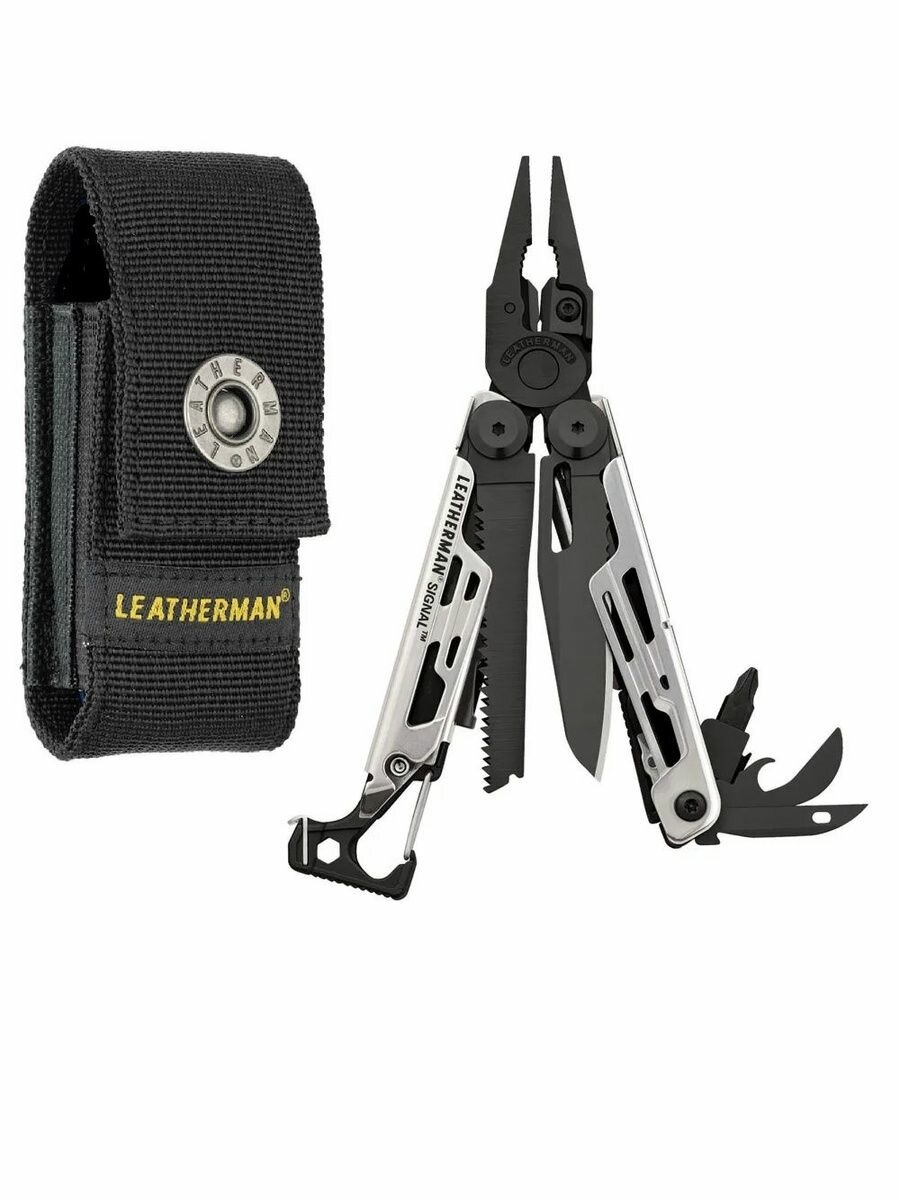 Мультитул Leatherman Signal Black & Silver
