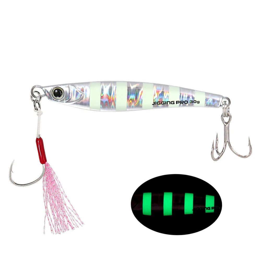Джиг-приманка JIGGING PRO Jugulo Jig 15г 20г 30г 40г 60г, металлическая приманка для заброса с берега, для морской рыбалки