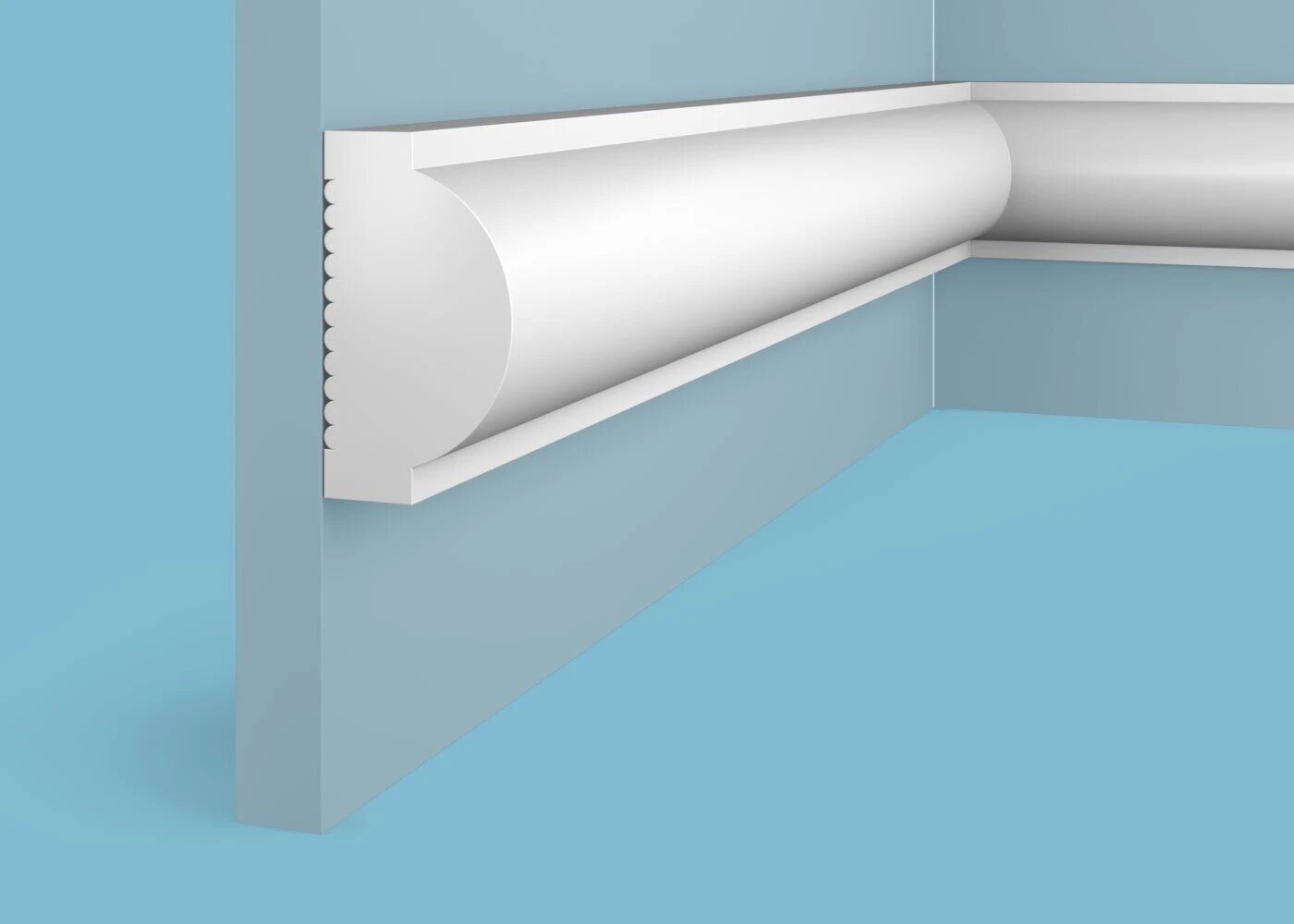 Молдинг настенный 2шт. 15х8х1750мм Экополимер EVROPLINT VR440