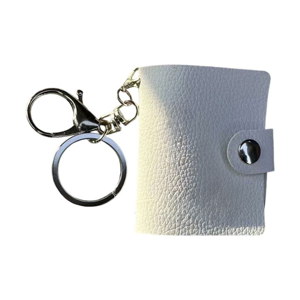 Мини-альбом для фотографий с брелоком, Белый