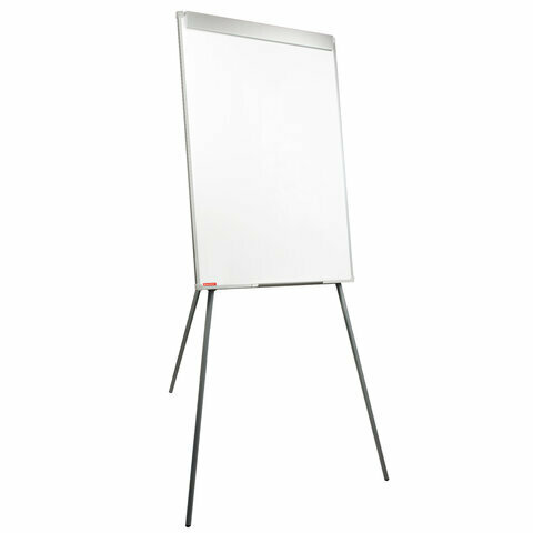 Доска-флипчарт магнитно-маркерная 70х100 см, гарантия 10 ЛЕТ, россия, BRAUBERG Стандарт, 235526