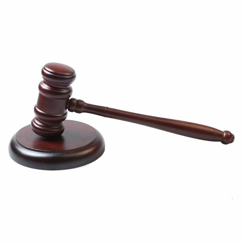 Молоток для судебных заседаний, - Молоток и основание