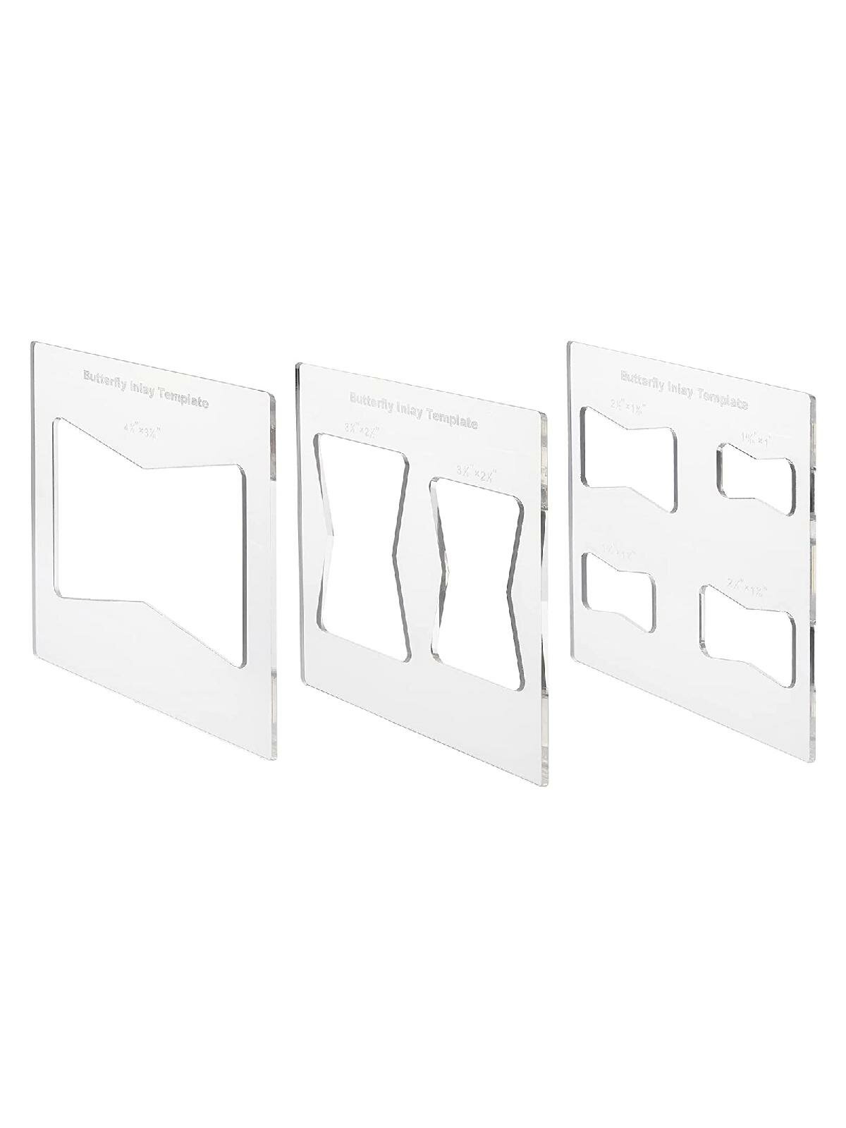 3шт, шаблон мозаики с бабочками