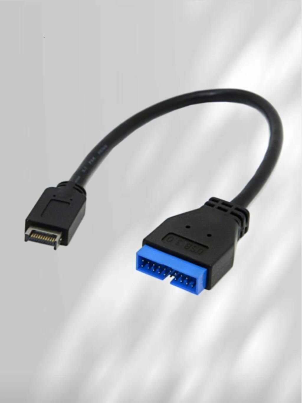 USB 3.1 20 Pin женский USB 3.0 мужской, кабель-удлинитель