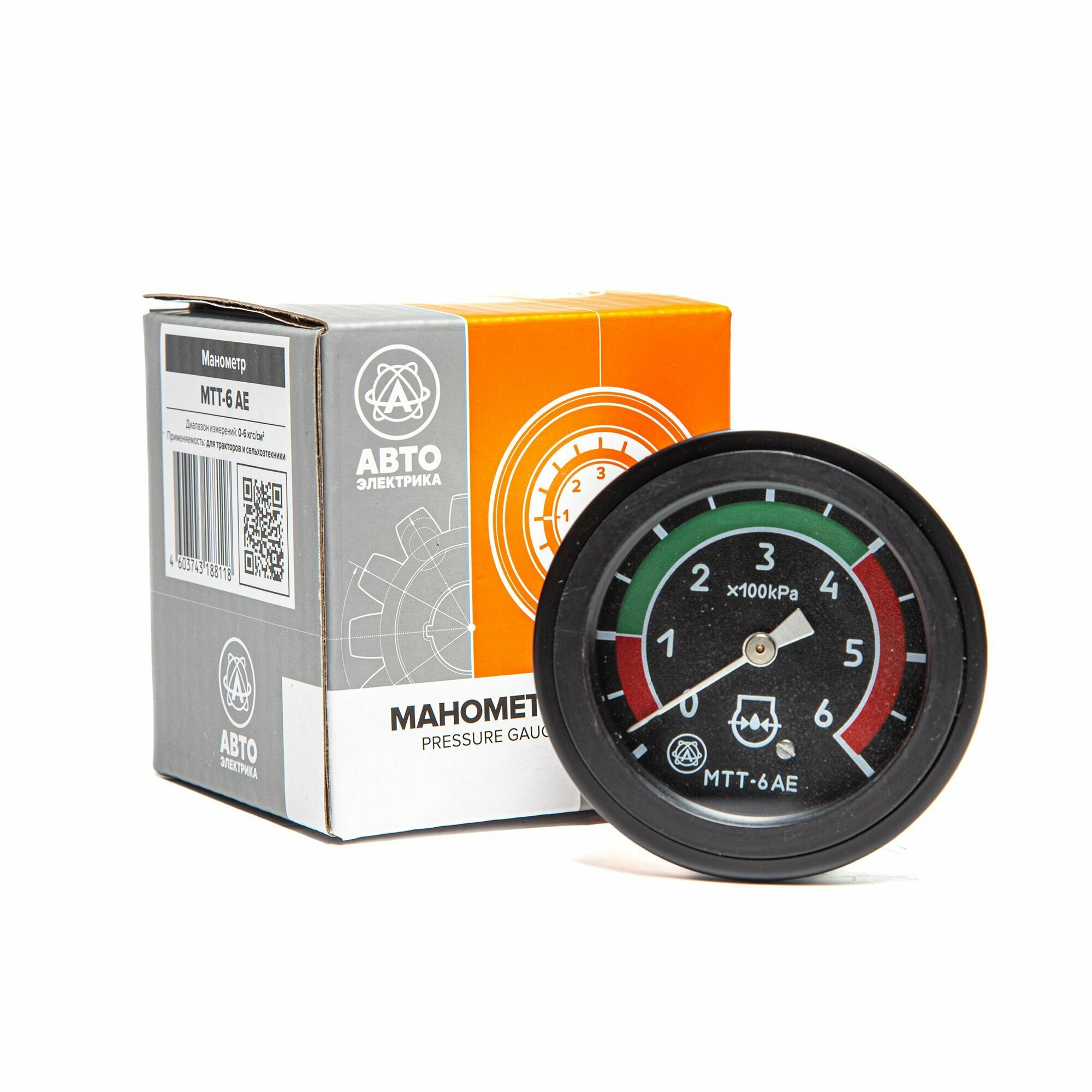 Указатель давления масла (манометр), трактора, 0-6 кгс/см