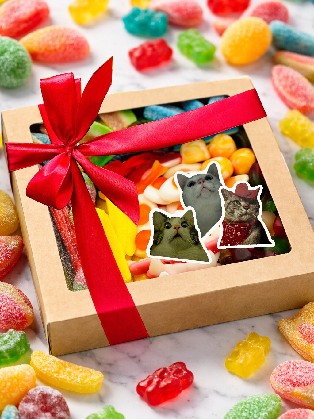 Мармелад жевательный набор ассорти прикольный подарок сыну дочке 1 кг