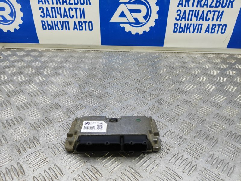 Б/У Блок управления двигателем Volkswagen Polo 5 MK5 / Фольксваген Поло 5 MK5 1.6 CFN 105 Л.С. седан 2011