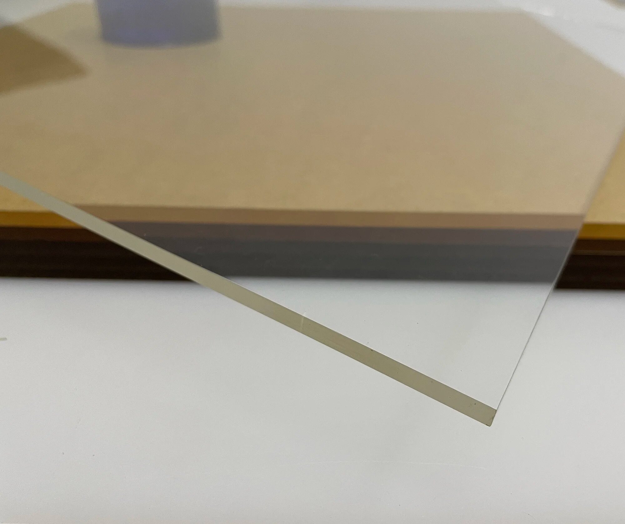 Лист акрила прозрачный 1220х2440 мм 2mm thickness, 300x400mm