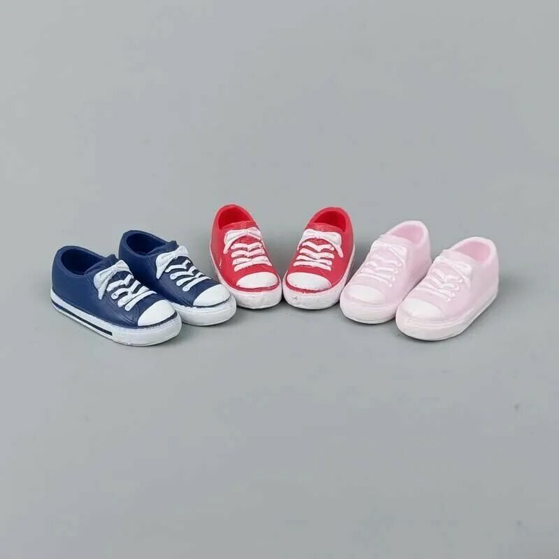 3 пары/лот модные кроссовки повседневная обувь для куклы барби