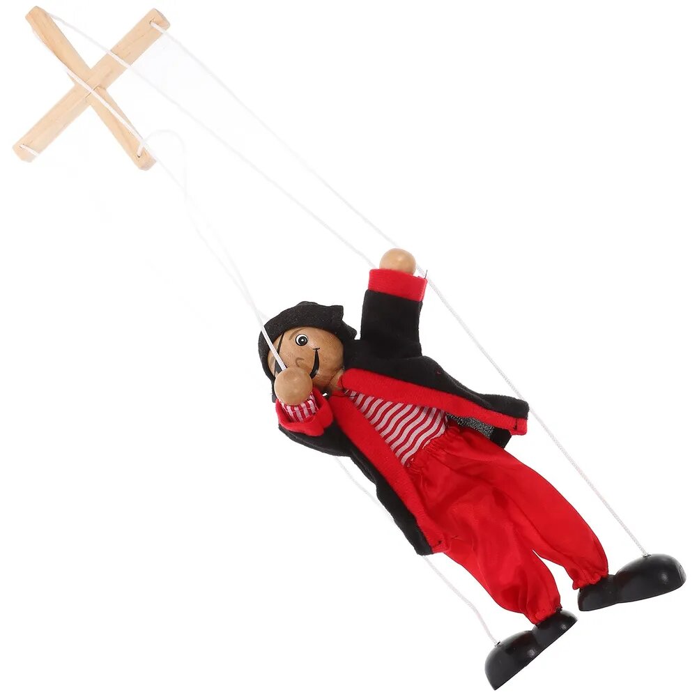 Кукла-Марионетка Пират Для Детского Праздника И Театра Размер 35X9X9Cm