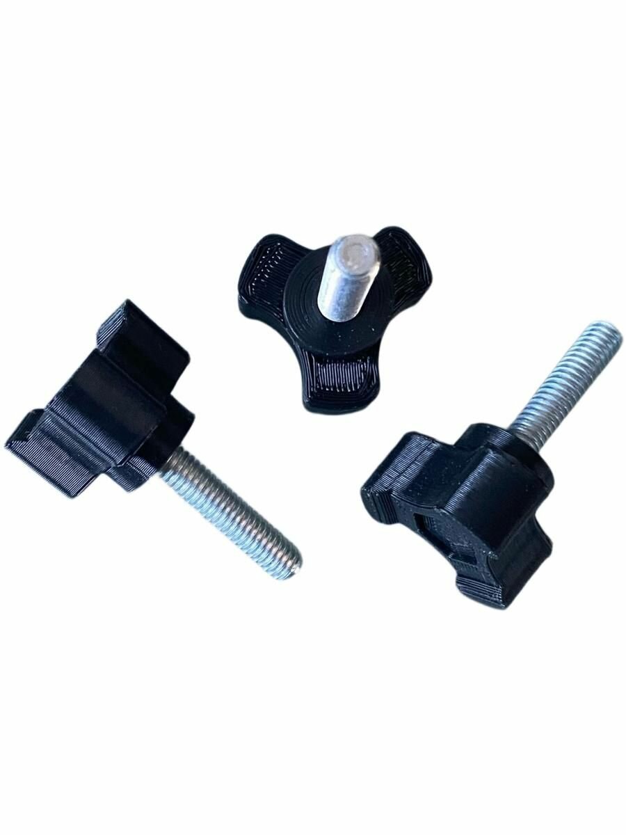 Винт-барашек М6 с пластиковой рукояткой