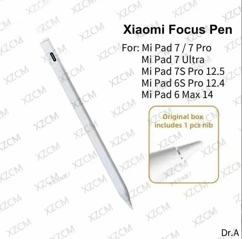 Xiaomi Pad 7/7 Pro Планшет Xiaomi Focus для Mi Pad 6S Pro 12,4 "Сенсорный экран Карандаш для рисования Скриншот Ipad Стилус1