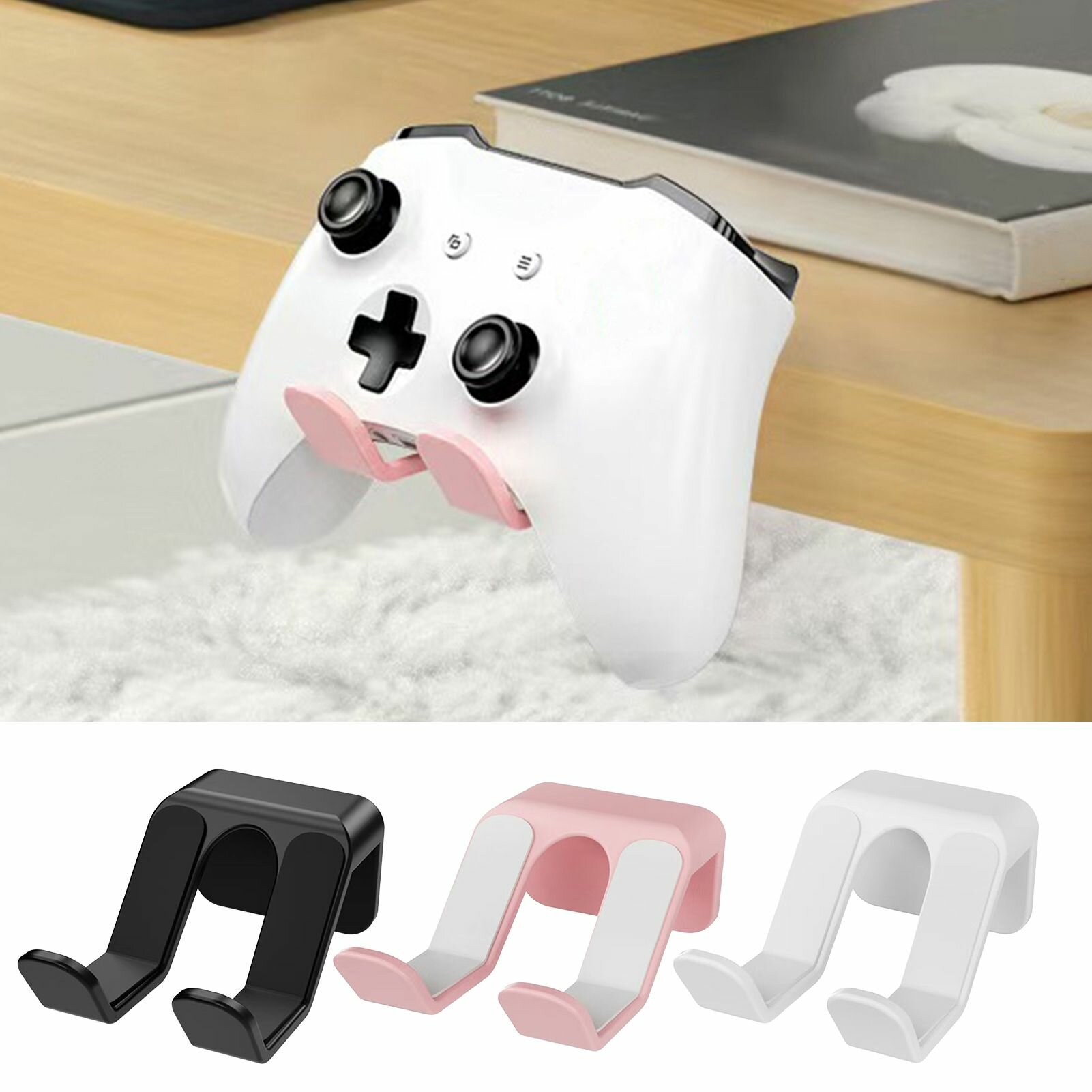 Подставка для геймпадов Xbox/PS5/PS4/Switch и наушников универсальный держатель контроллеров для игровых приставок стойка для джойстиков подставка под наушники