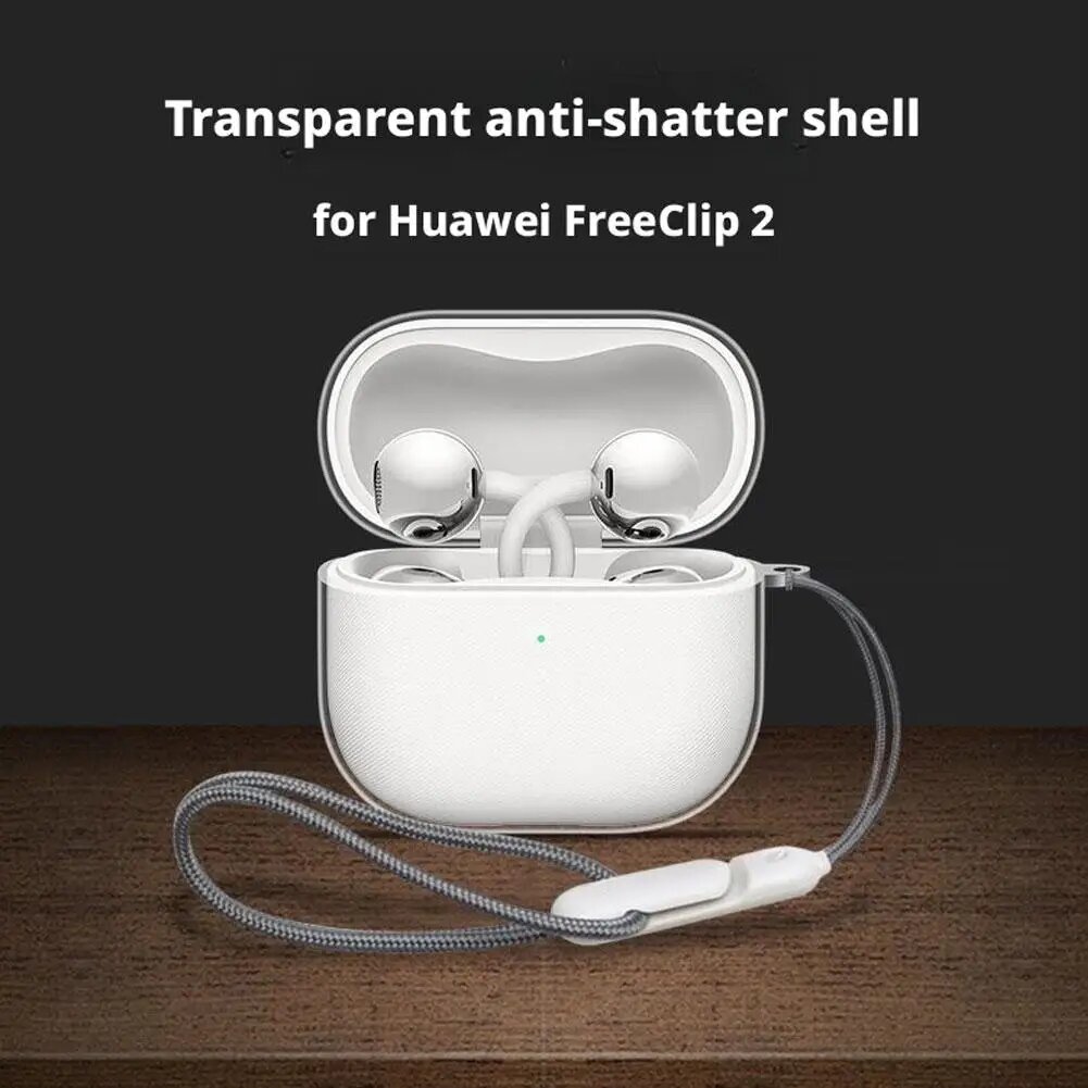 Силиконовый чехол для Huawei FreeClip2 с брелком