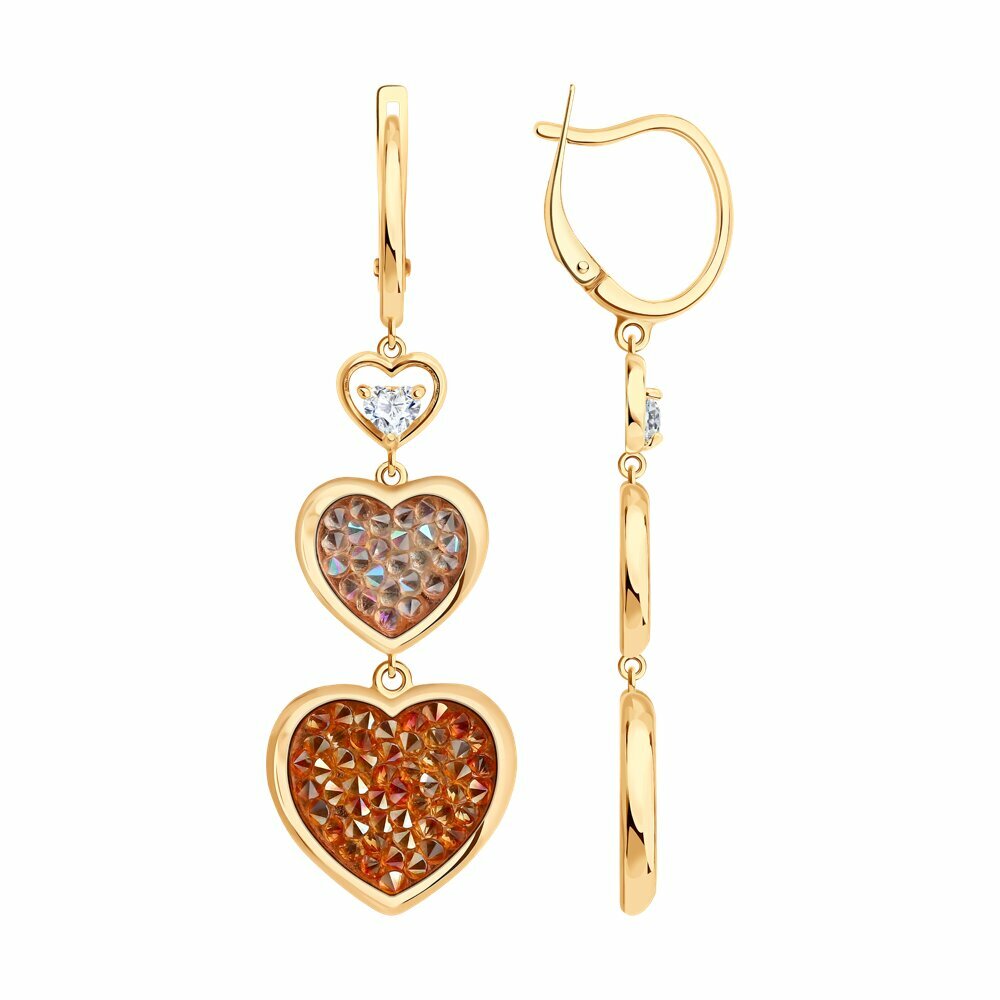 Серьги, серебро, 925 проба