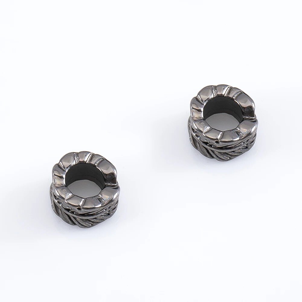 MINGXUAN черные металлические бабочки-разделители для бижутерии Серебряный, 29-7mm