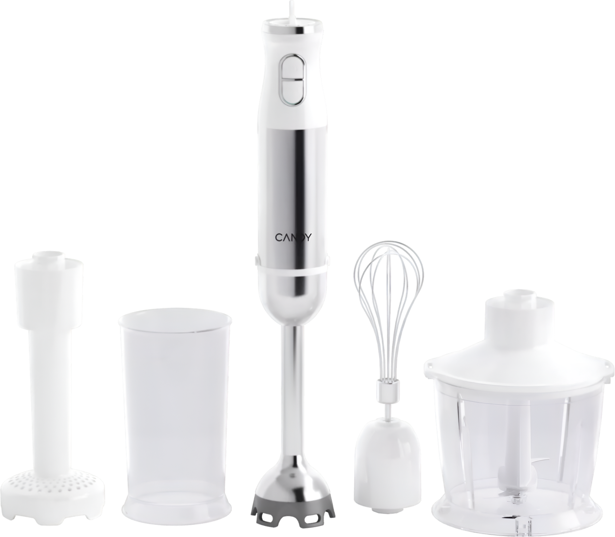 Блендер CANDY CB-201, погружной, 1200 Вт, 21 скорость, белый
