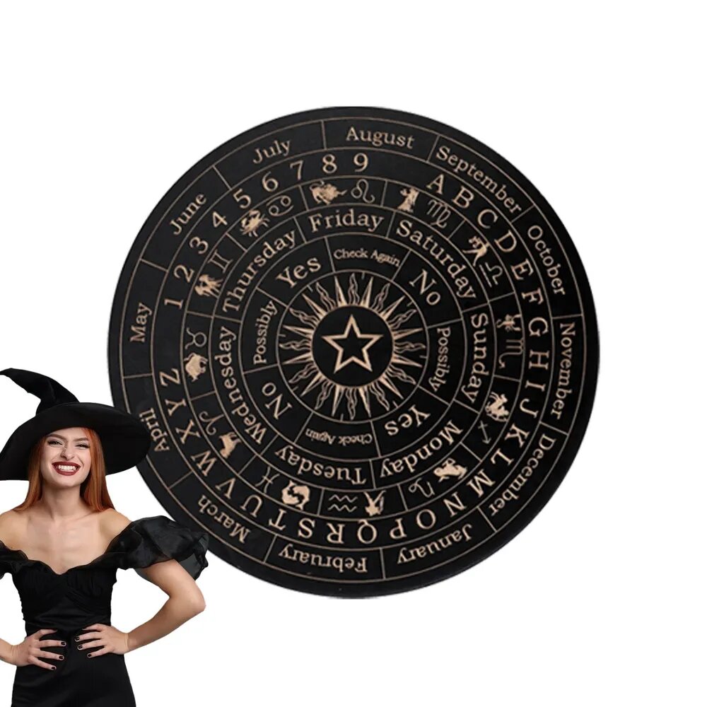 Деревянная доска для гадания, сверхъестественная информационная доска, домашний декор, атрибуты ведьмовского алтаря