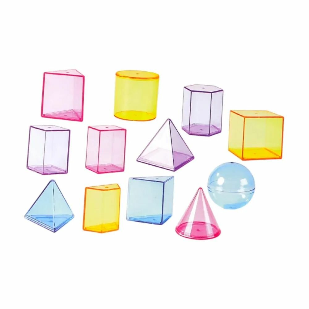 3D-фигуры Геометрические тела Pattern Blocks Solid мульти