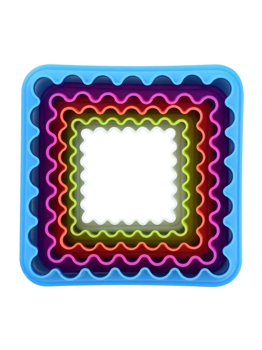 Комплект квадратных форм для выпечки — 5 шт.