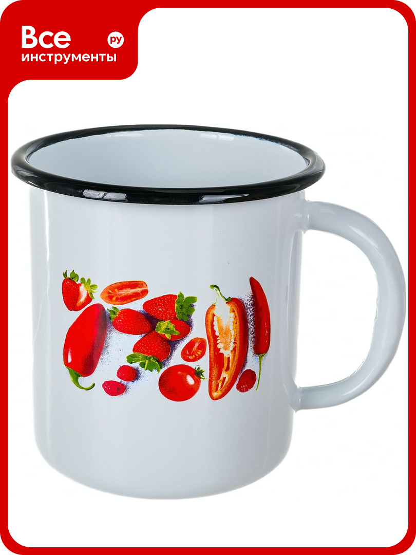 Эмалированная кружка appetite Паприка 1 л 1с3с Паприка