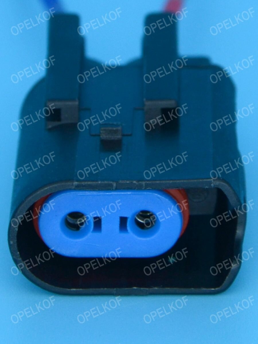 Разъем Ford 2 pin (3U2Z14S411UDB) для подогрева форсунок стекла и датчика тормозных колодок (Focus, Mondeo, Transit)