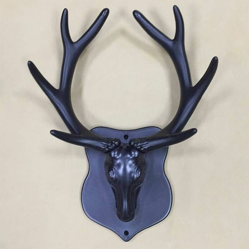 Простая современная настенная декорация в виде головы оленя, подвесное украшение для стены, декор для гостиной, креативное украшение для дома