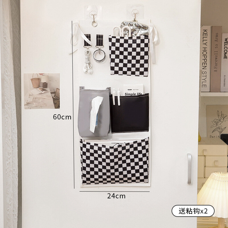 Подвесная сумка для кровати в университетском общежитии, настенная сумка для хранения вещей на верхней полке, настенное хранение у кровати, автомобильное крепление