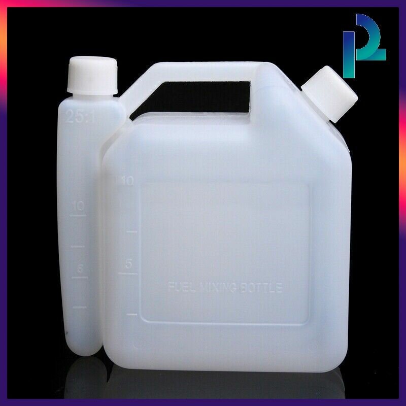 Новинка! 1 л масляный бак для смеси бензина и масла удобная бутылка для заправки 2-тактных двигателей бензопил, триммеров, газонокосилок и садового инструмента